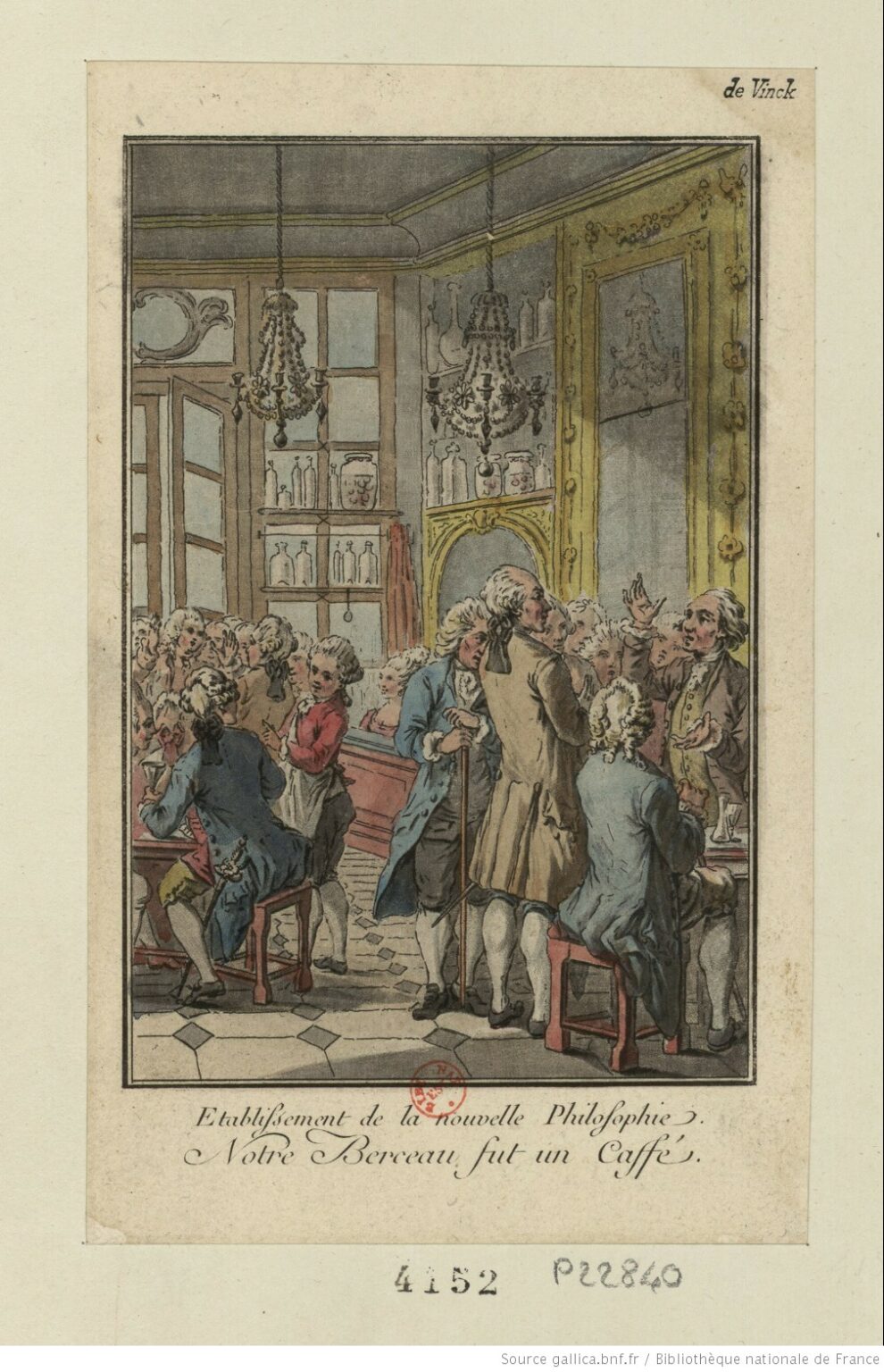 A Parisian café: Le Procope (EN, FR) - Manifest